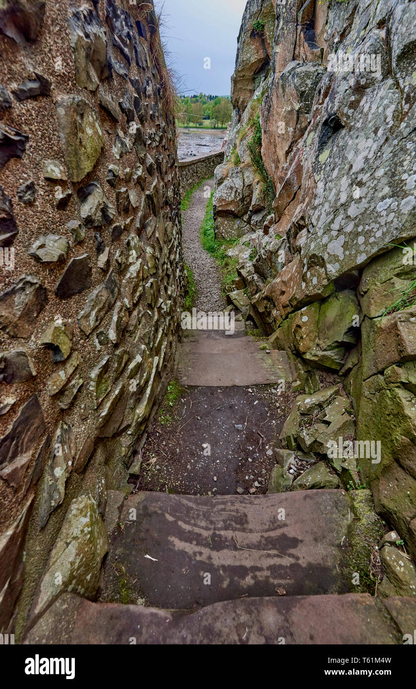Dumbarton Castle (DBC19 Stock Photo - Alamy