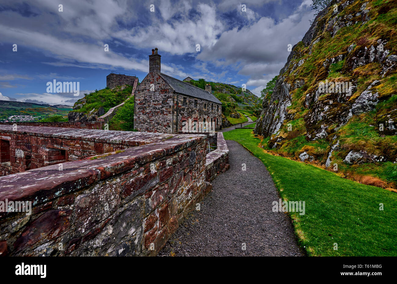 Dumbarton Castle (DBC19 Stock Photo - Alamy