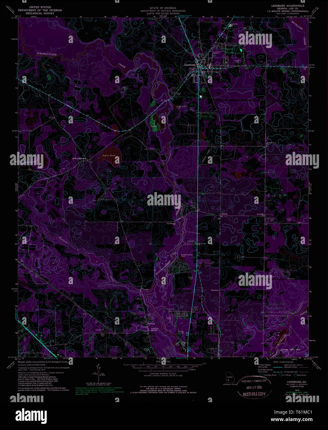 Map of leesburg hi-res stock photography and images - Alamy