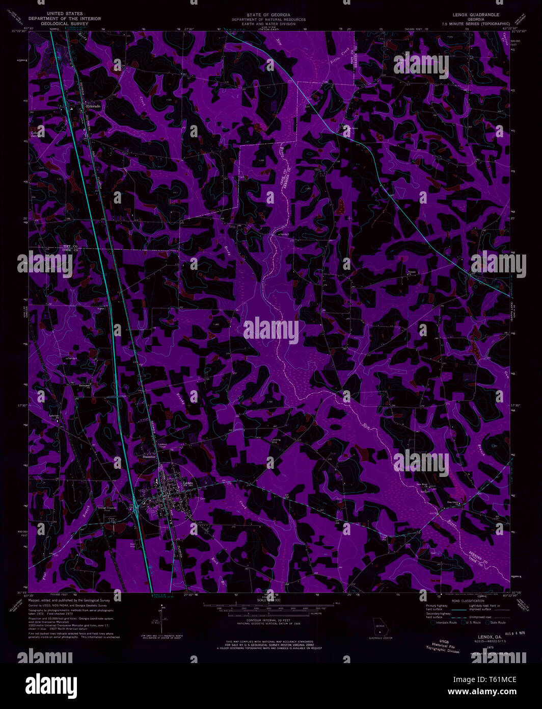 Map Of Lenox High Resolution Stock Photography and Images - Alamy