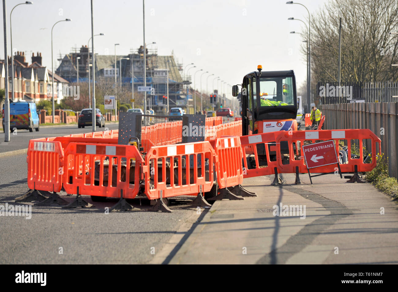 Dual carriageway busy road junction hi-res stock photography and images - Alamy