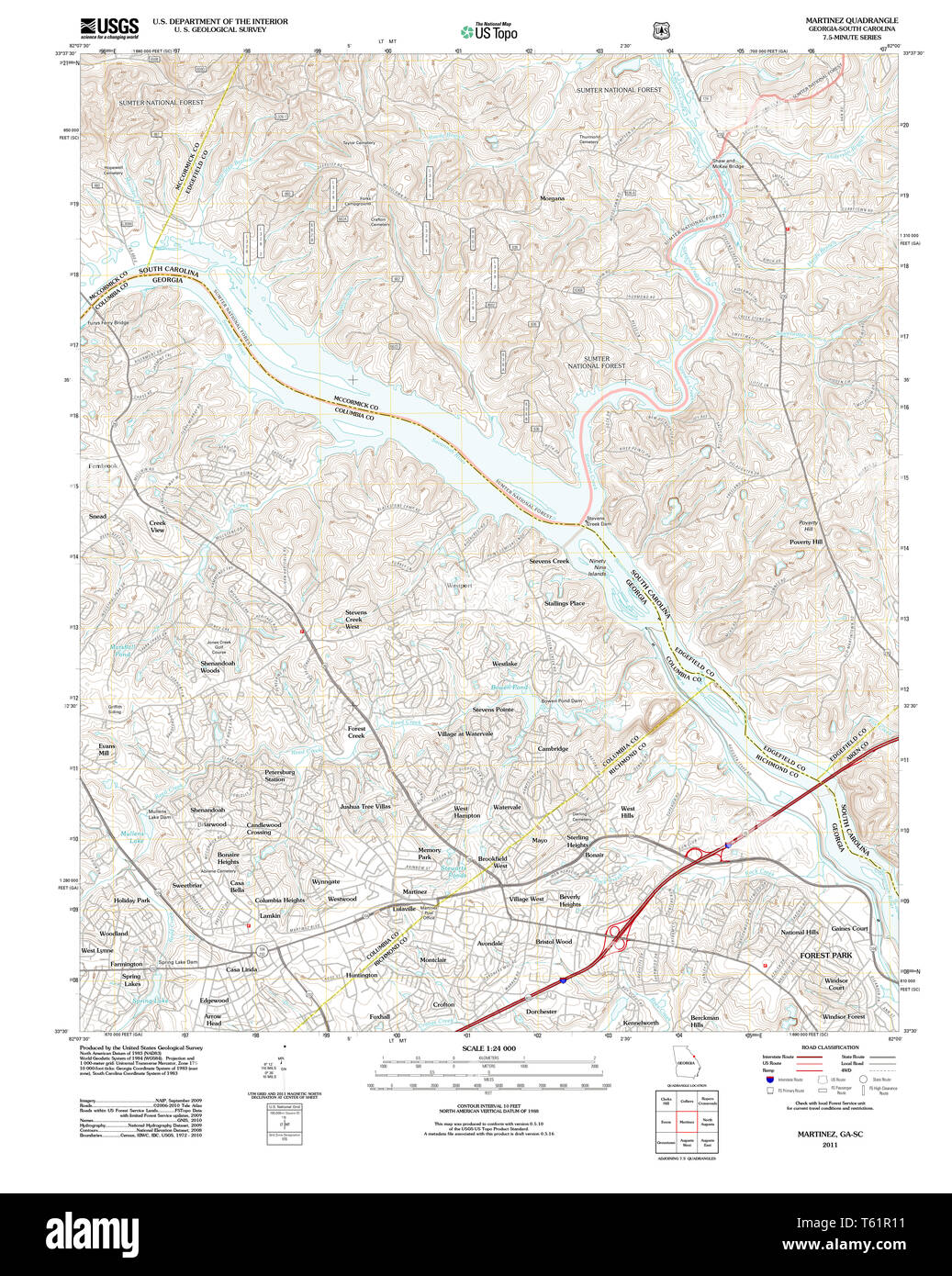Martinez map hi-res stock photography and images - Alamy
