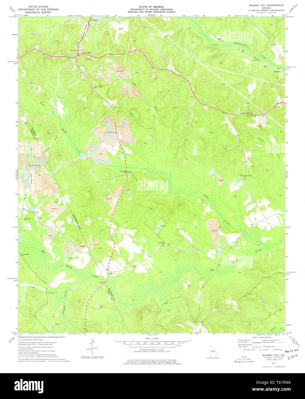 Map of massey hi-res stock photography and images - Alamy