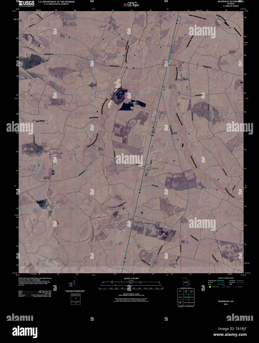 Map of mckinnon hi-res stock photography and images - Alamy