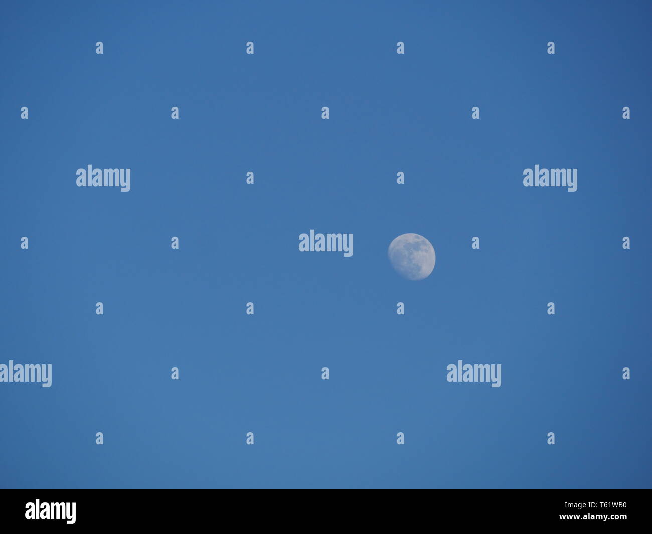 Moon in the desert during the day Stock Photo - Alamy