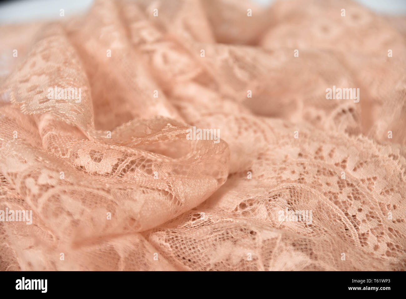 Lace fabric background Stock Photo - Alamy