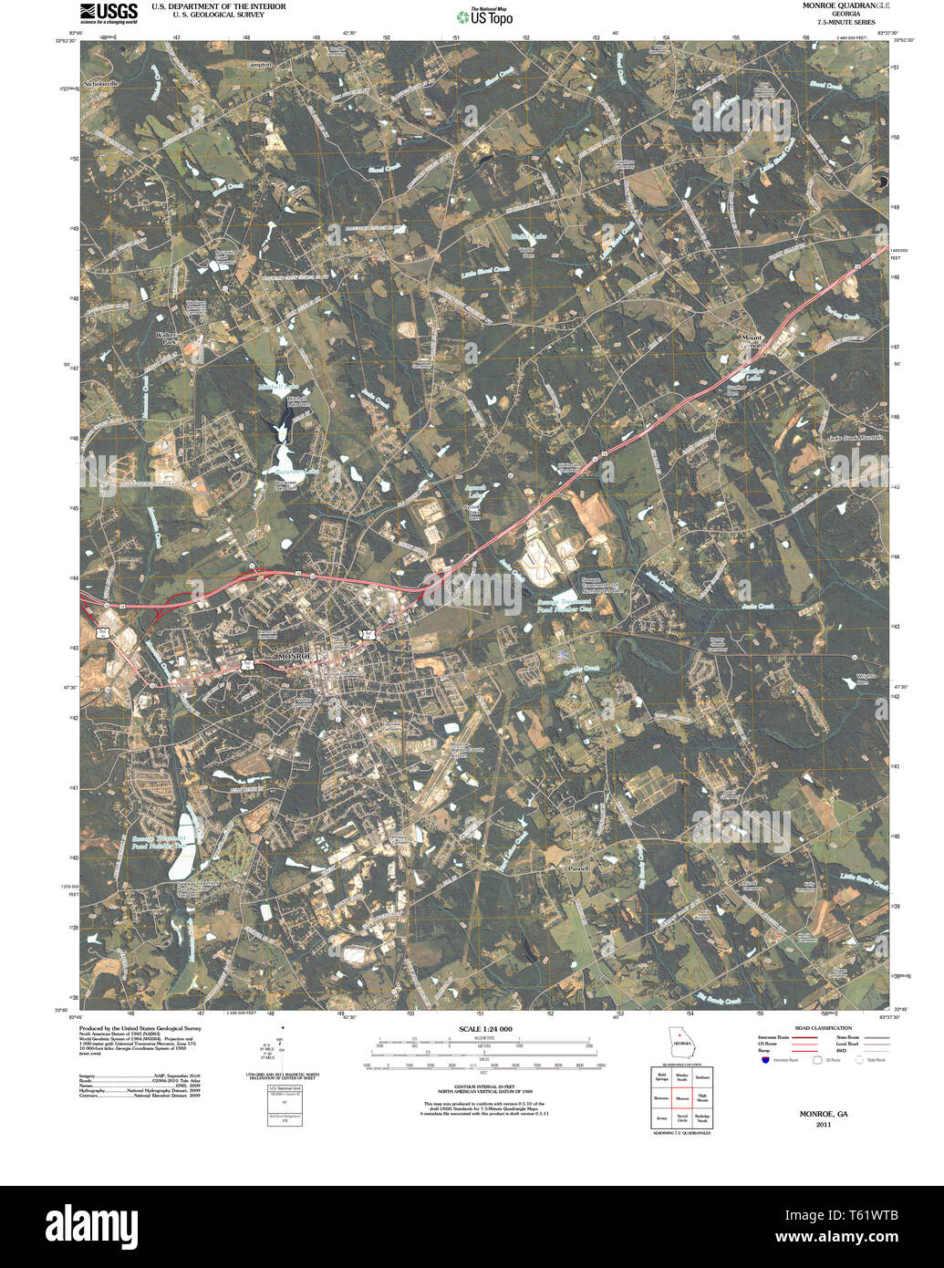 Monroe ga hi-res stock photography and images - Alamy