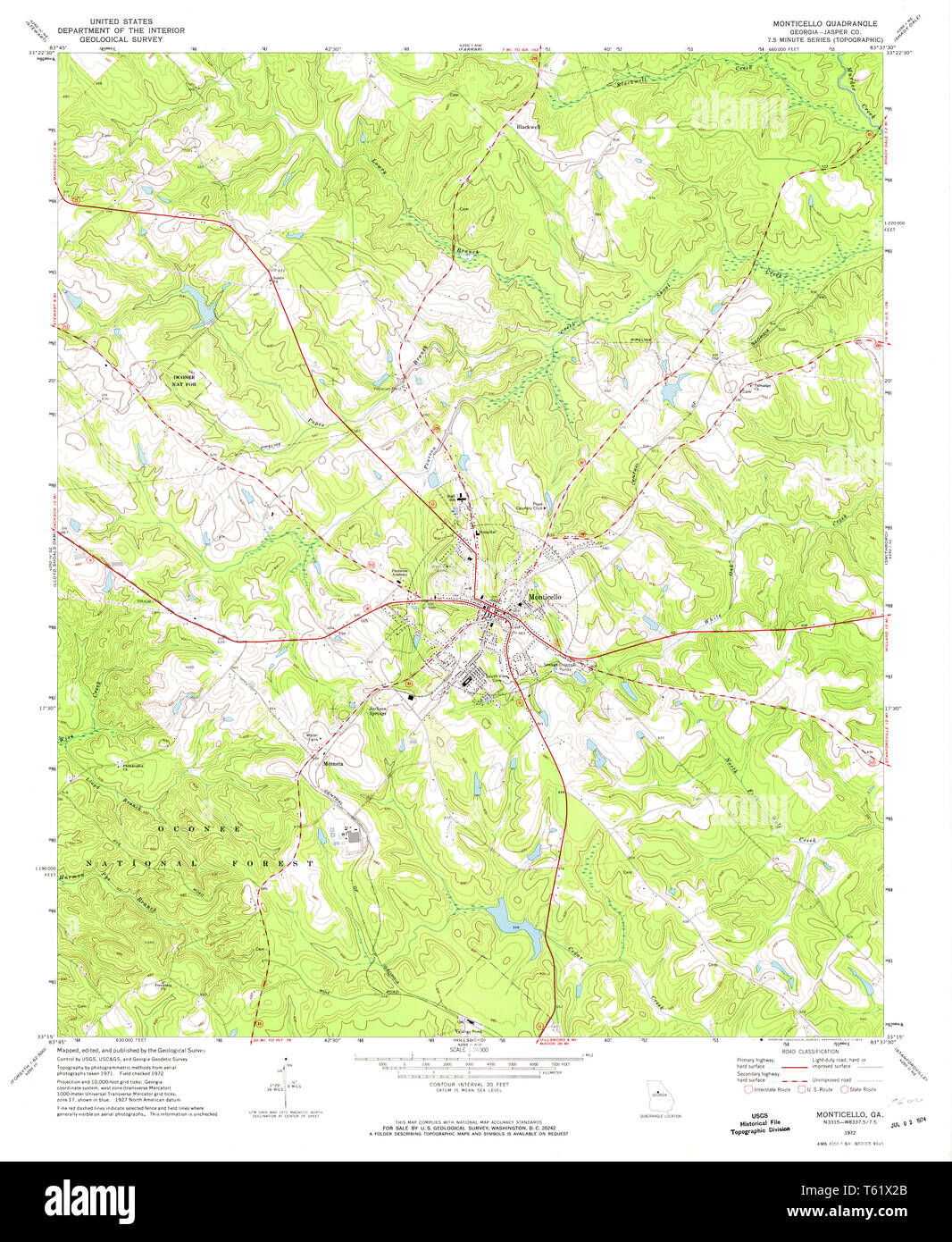 Monticello georgia hi-res stock photography and images - Alamy