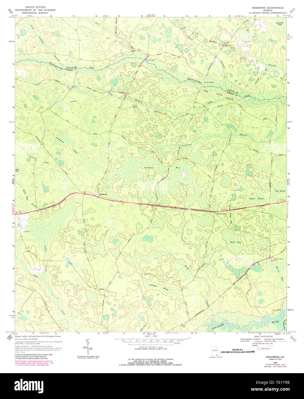 Map of needmore Cut Out Stock Images & Pictures - Alamy
