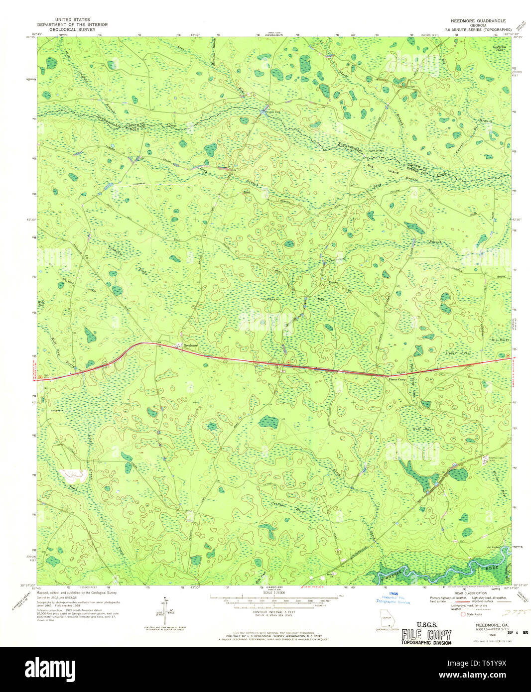 Map of needmore hi-res stock photography and images - Alamy