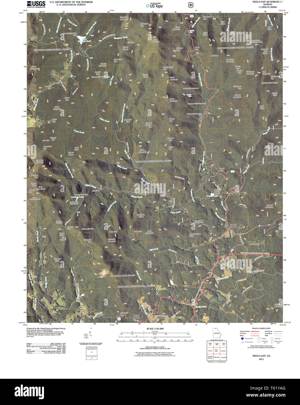 Neels gap georgia hi-res stock photography and images - Alamy
