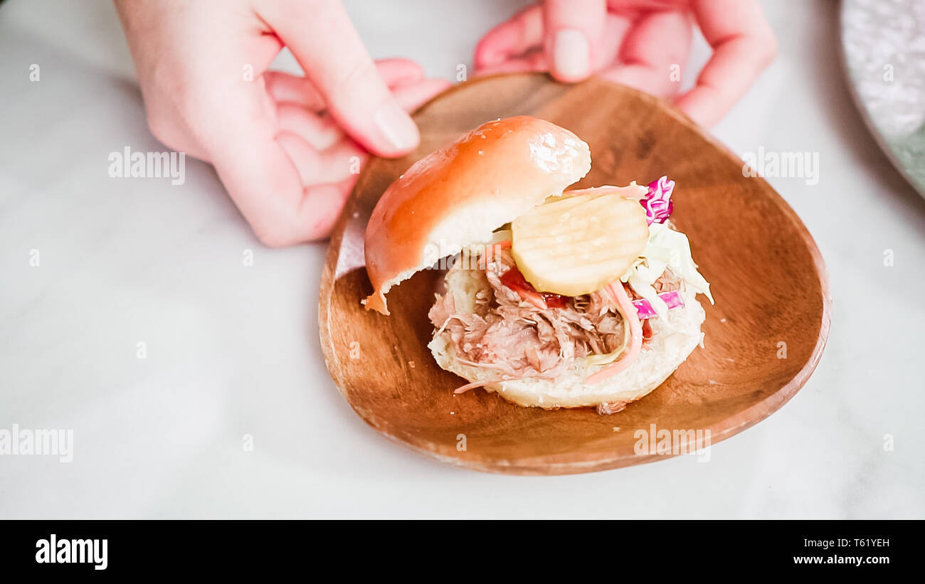 Making sandwiches loaf bread hi-res stock photography and images - Alamy
