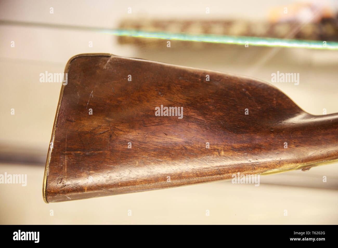 A Dutch Type III musket made between 1750 and 1770 which fired the ...