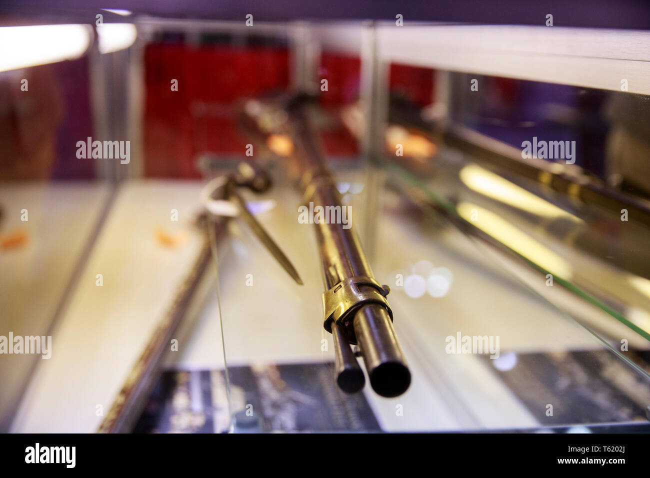 A Dutch Type III musket made between 1750 and 1770 which fired the ...