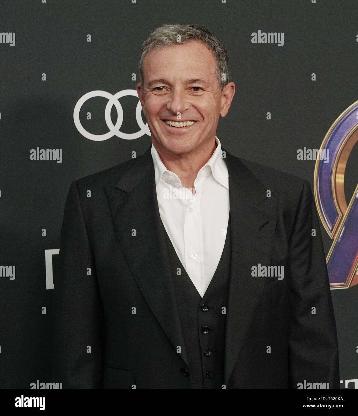 Robert iger attending world premiere avengers hi-res stock photography ...