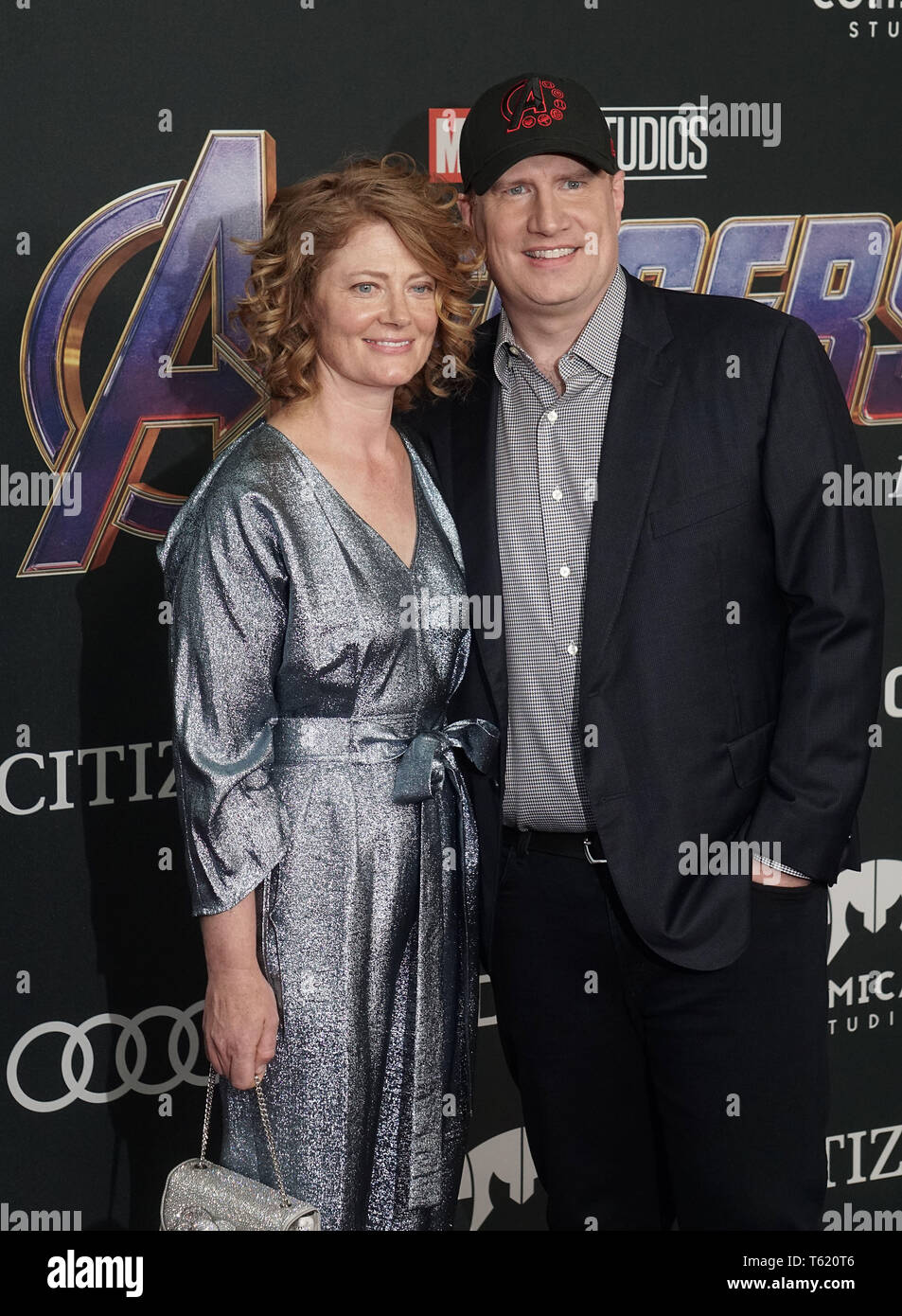 Kevin Feige and Caitlin Feige 399 attends the World Premiere Of Walt ...