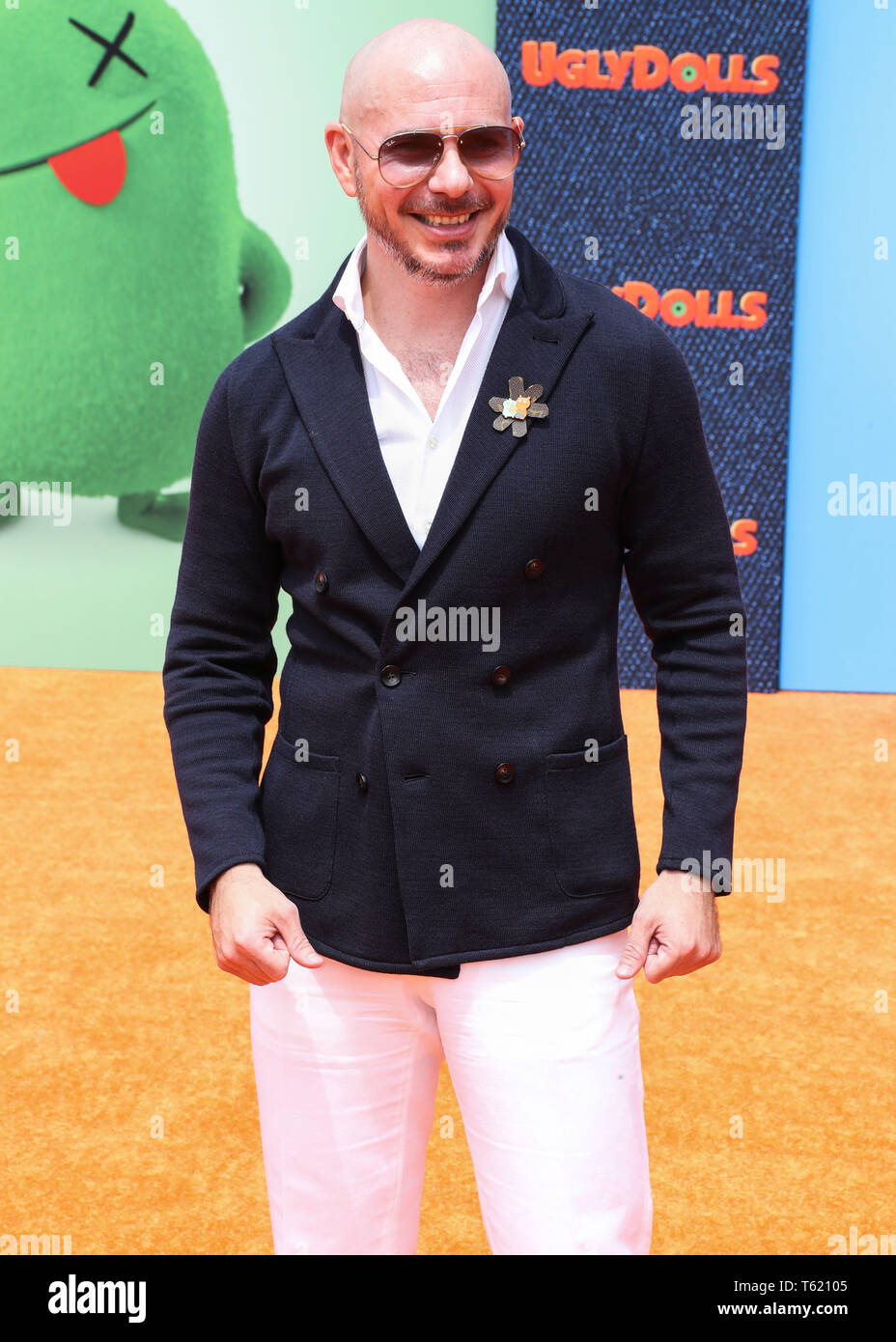 Pitbull Rapper No Shirt