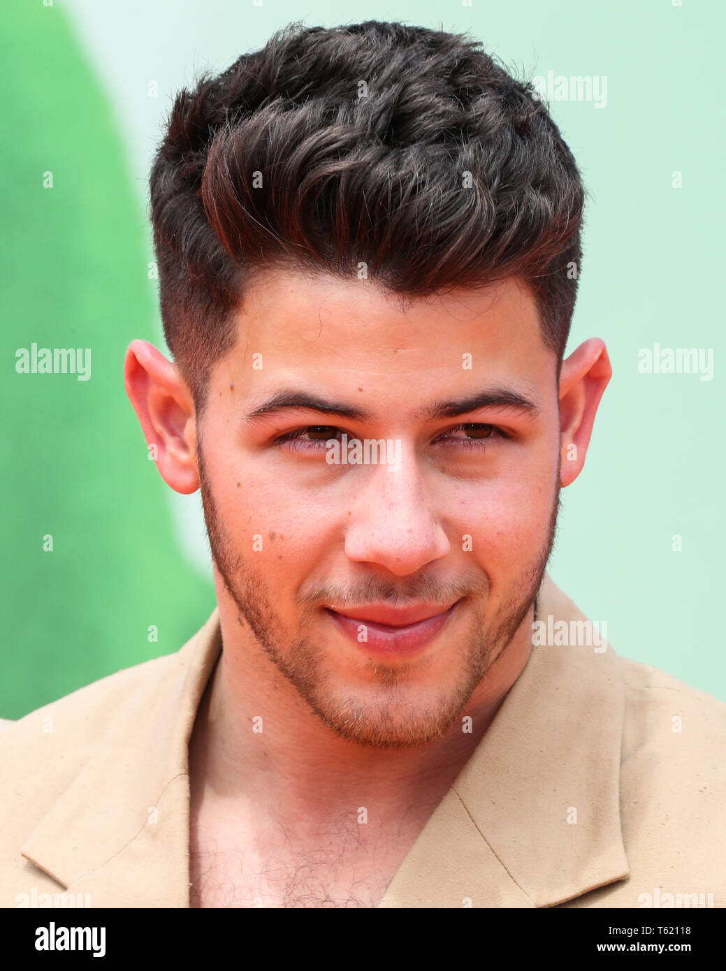 LOS ANGELES, CALIFORNIA, USA - APRIL 27: Singer Nick Jonas arrives at ...
