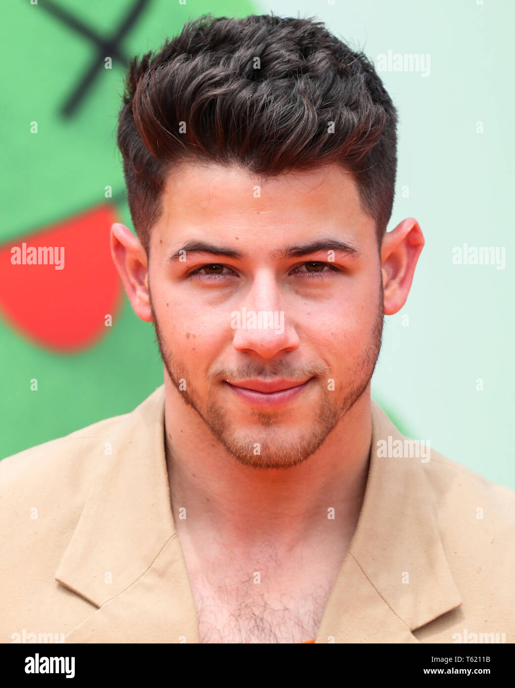 LOS ANGELES, CALIFORNIA, USA - APRIL 27: Singer Nick Jonas arrives at ...