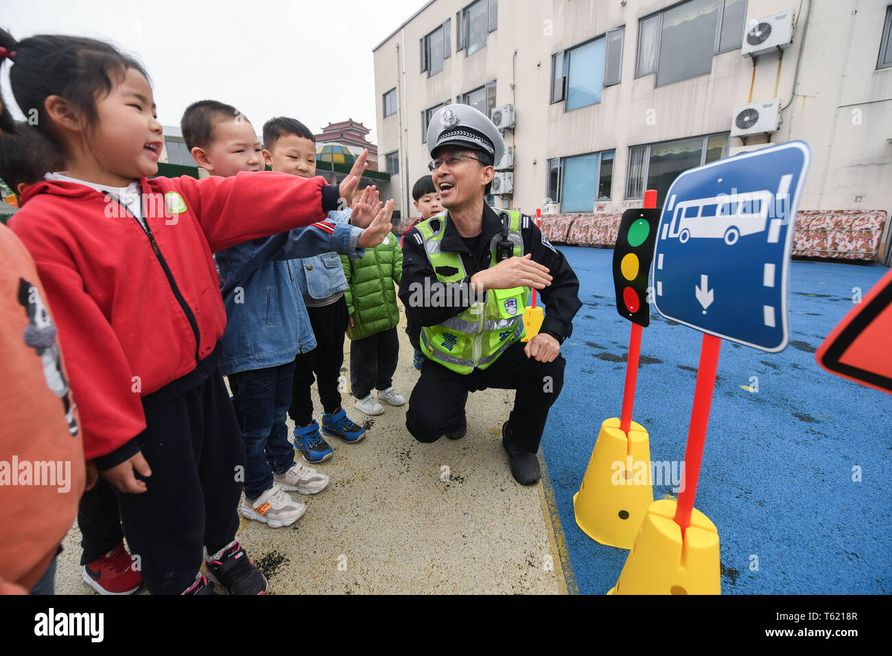 Children traffic kindergarten rules hi-res stock photography and images ...