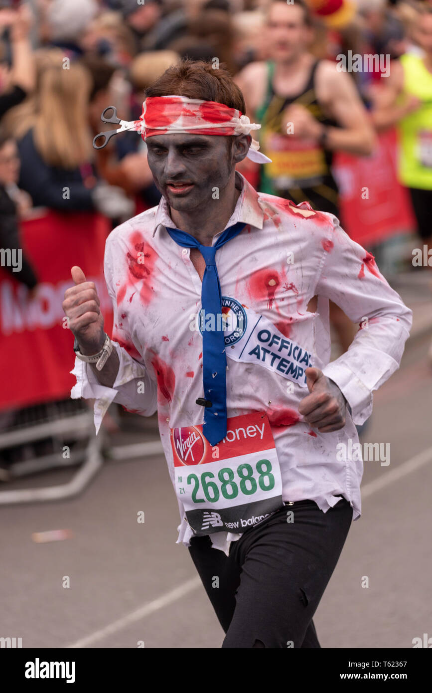 Zombie race london hi-res stock photography and images - Alamy