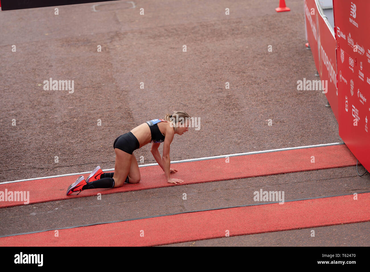 Crawled over finish line hi-res stock photography and images - Alamy