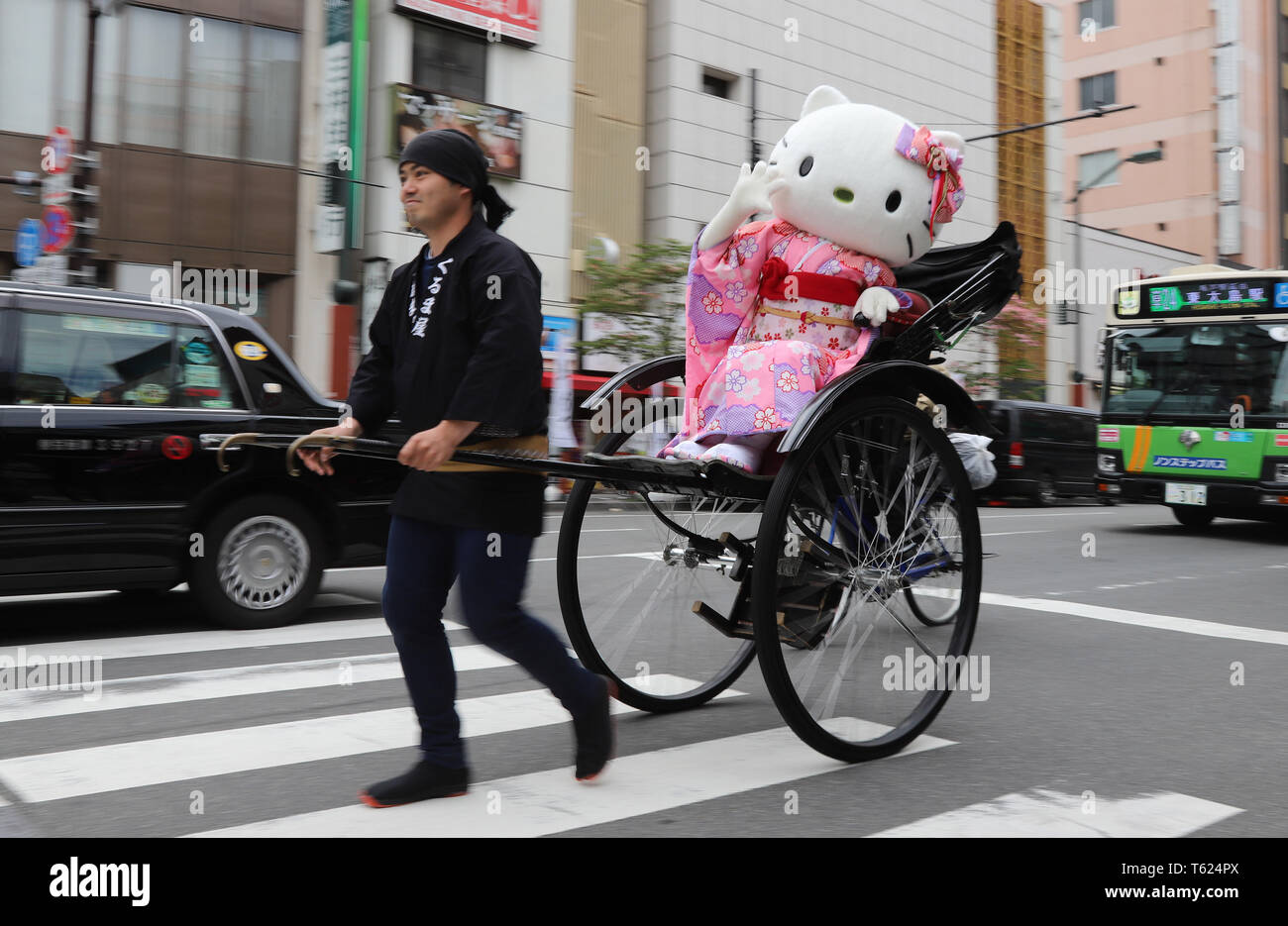Tokyo, Japan. 27th Apr, 2019. Japanese character giant Sanrio's Hello ...