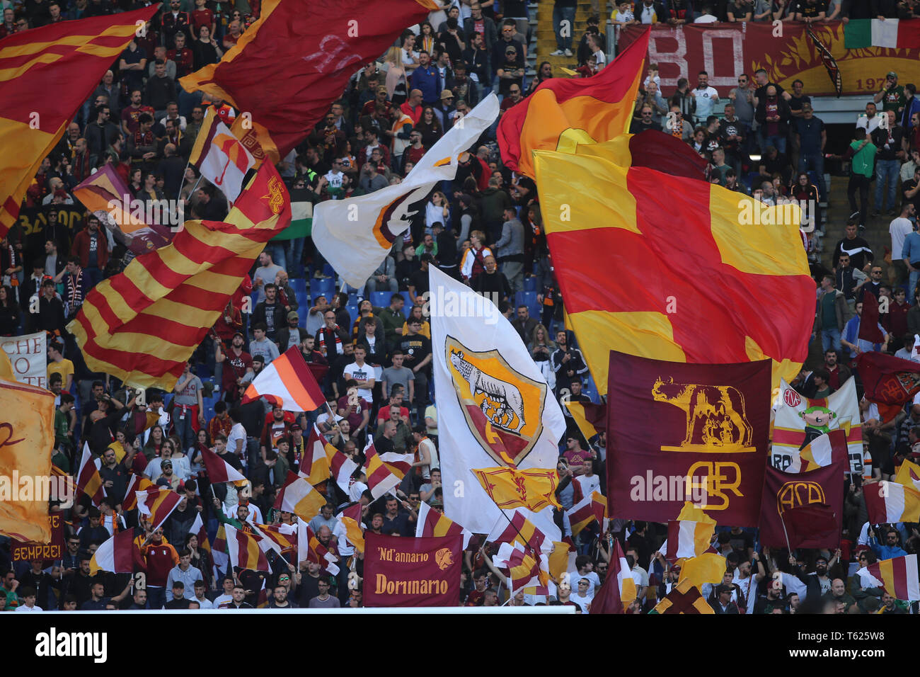Curva sud stadio olimpico roma hi-res stock photography and images - Alamy
