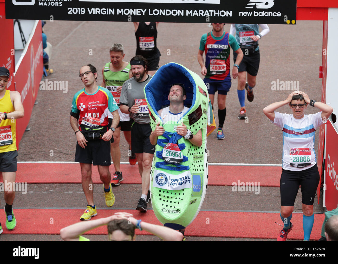 London, UK. 28th Apr, 2019. The 2019 Virgin London Marathon; Marathon ...