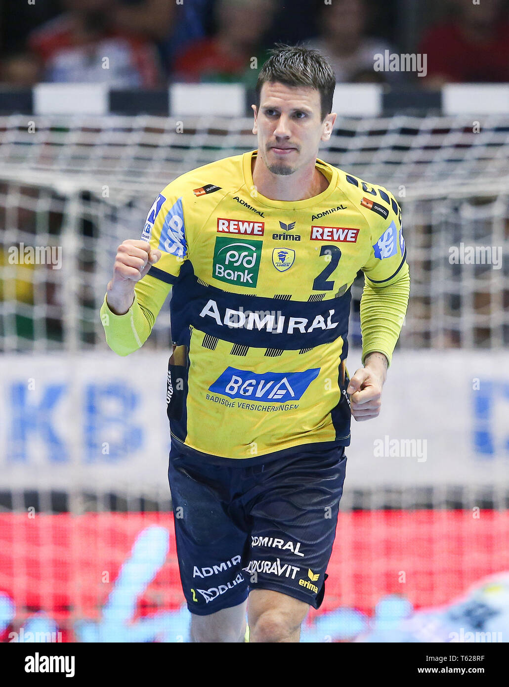 Magdeburg, Germany. 28th Apr, 2019. Handball: Bundesliga, SC Magdeburg ...