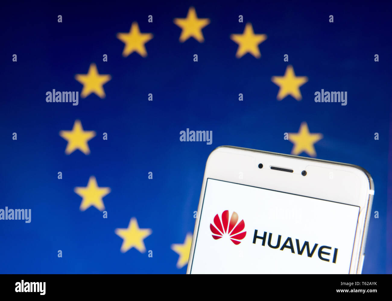 Photo illustration huawei logo hi-res stock photography and images - Alamy