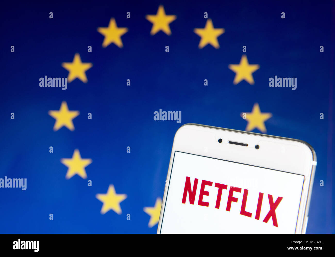 Photo illustration netflix logo hi-res stock photography and images - Alamy