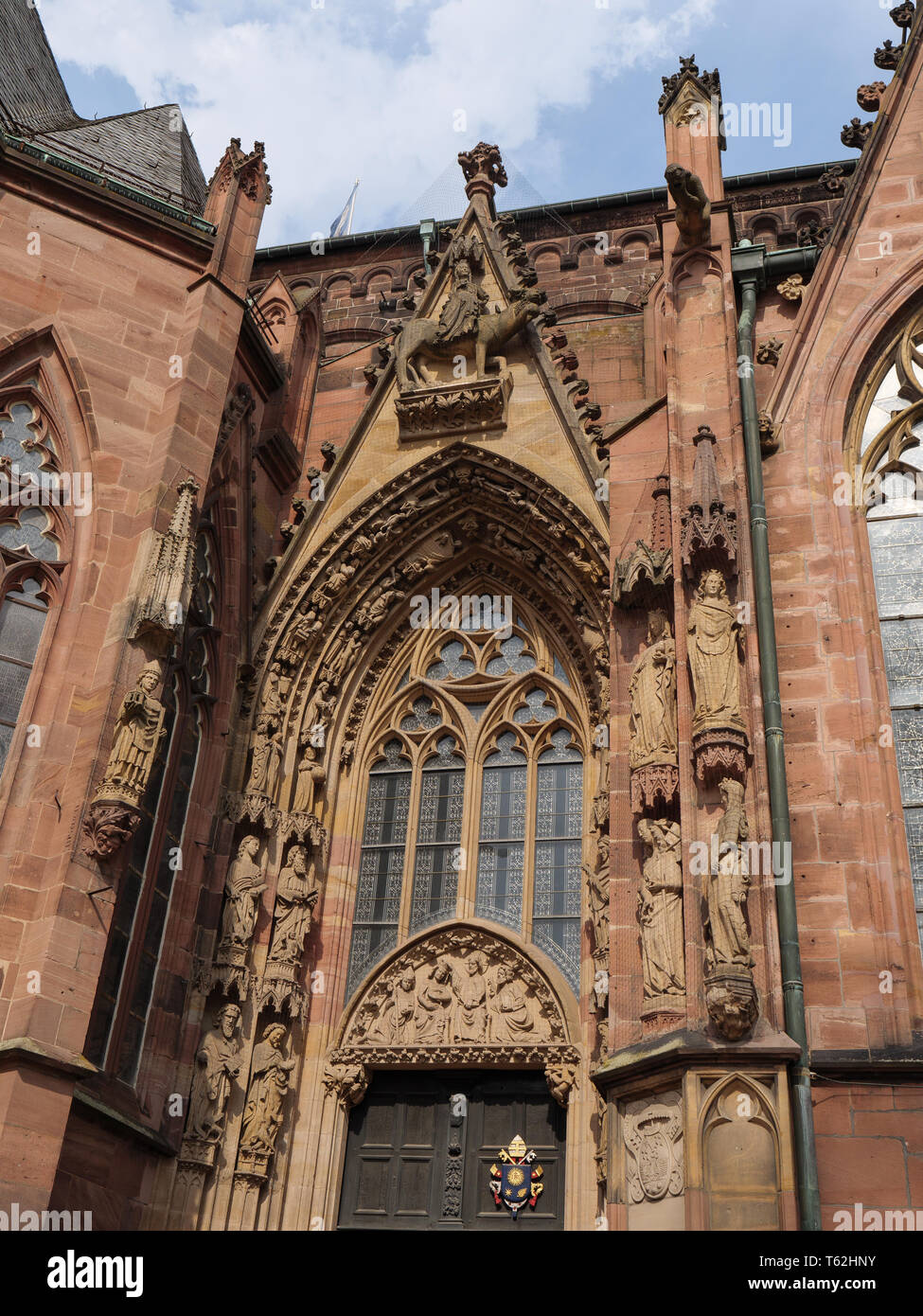 the cathedral of Worms in Germany Stock Photo - Alamy