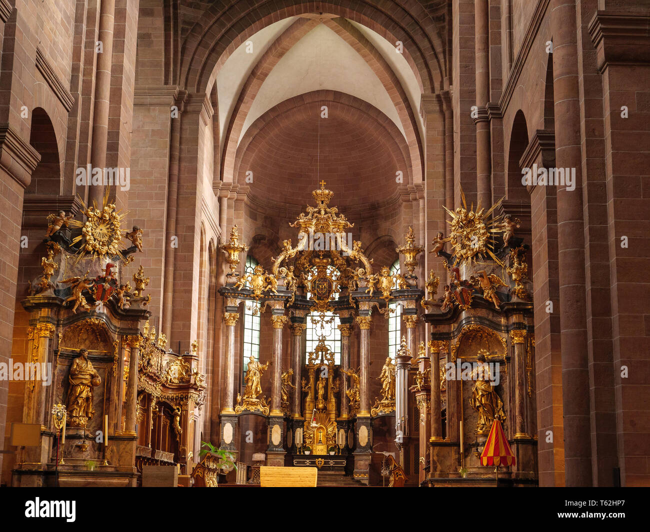 the cathedral of Worms in Germany Stock Photo - Alamy