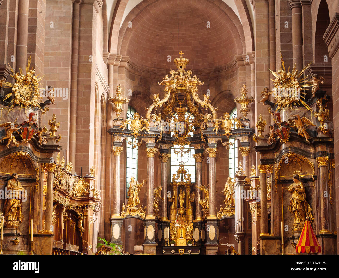 the cathedral of Worms in Germany Stock Photo - Alamy