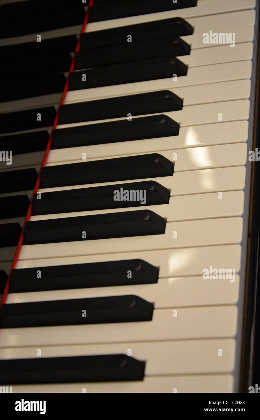Female keyboard player performing hi-res stock photography and images ...