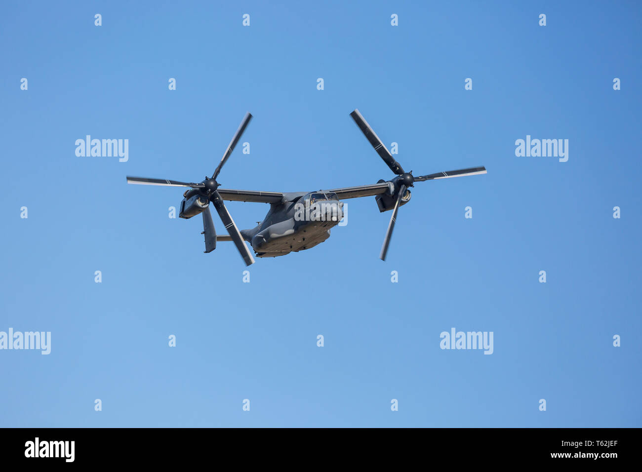Close up of American multi-mission Bell Boeing V-22 Osprey, a tilt ...