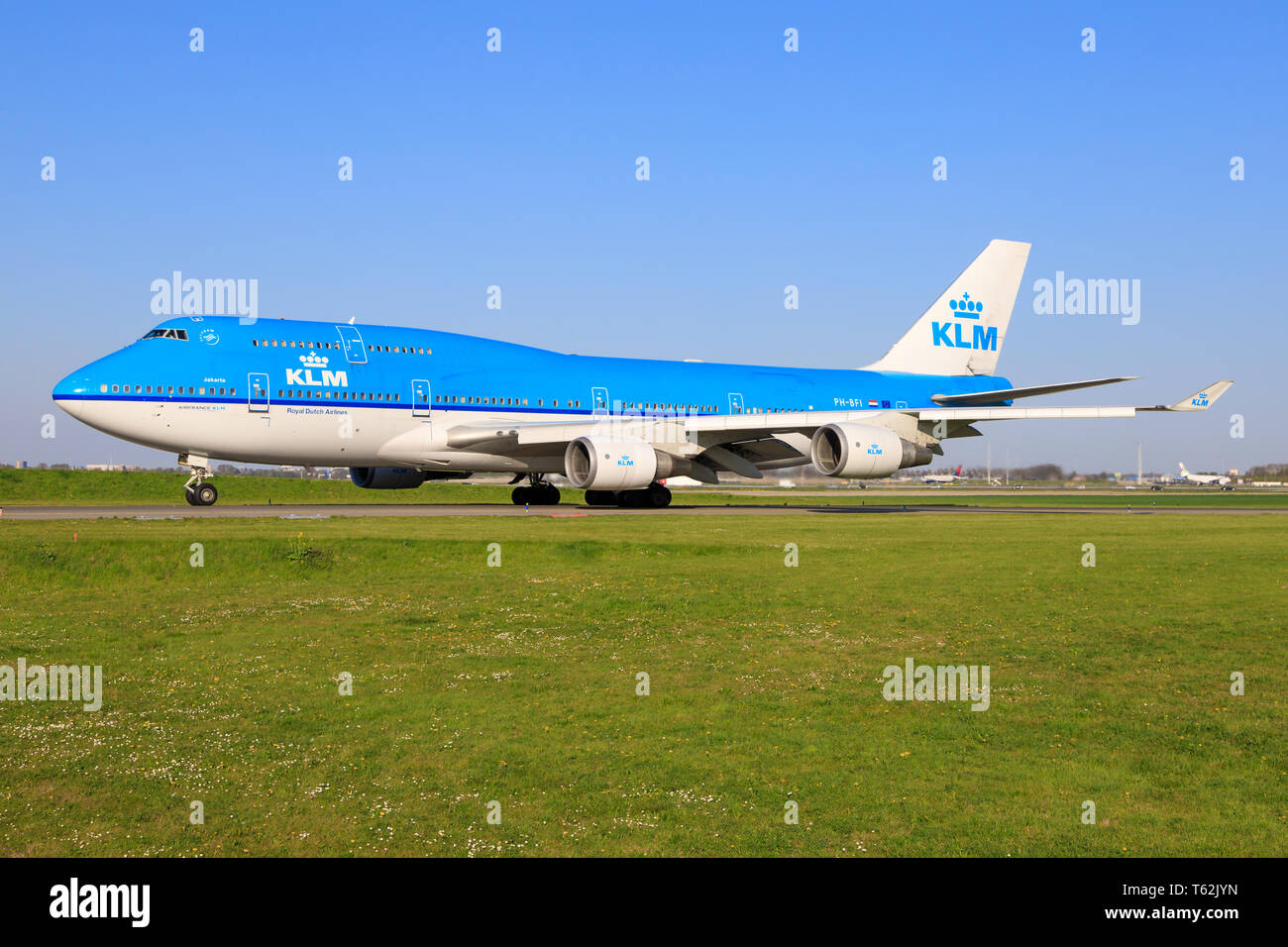 Amsterdam/Netherland Mai 26, 2019: KLM Boeing 747 last flight at ...