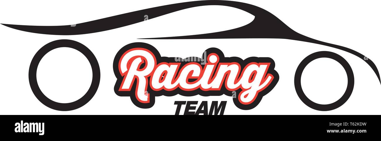 Vector illustration of a logo for motorsports racing team Stock Vector ...