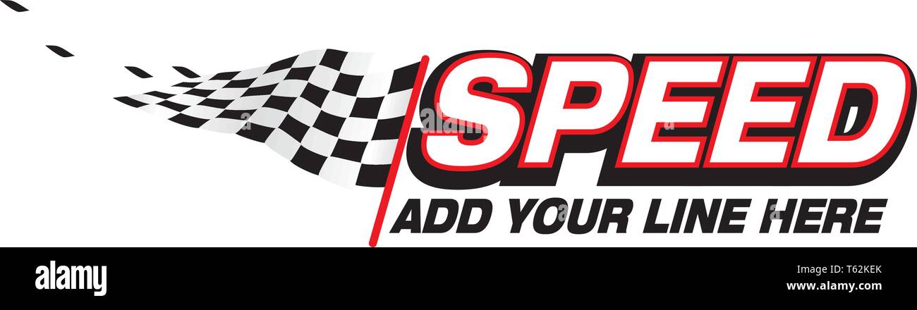 Vector illustration of a motorsports graphic element based on the theme ...