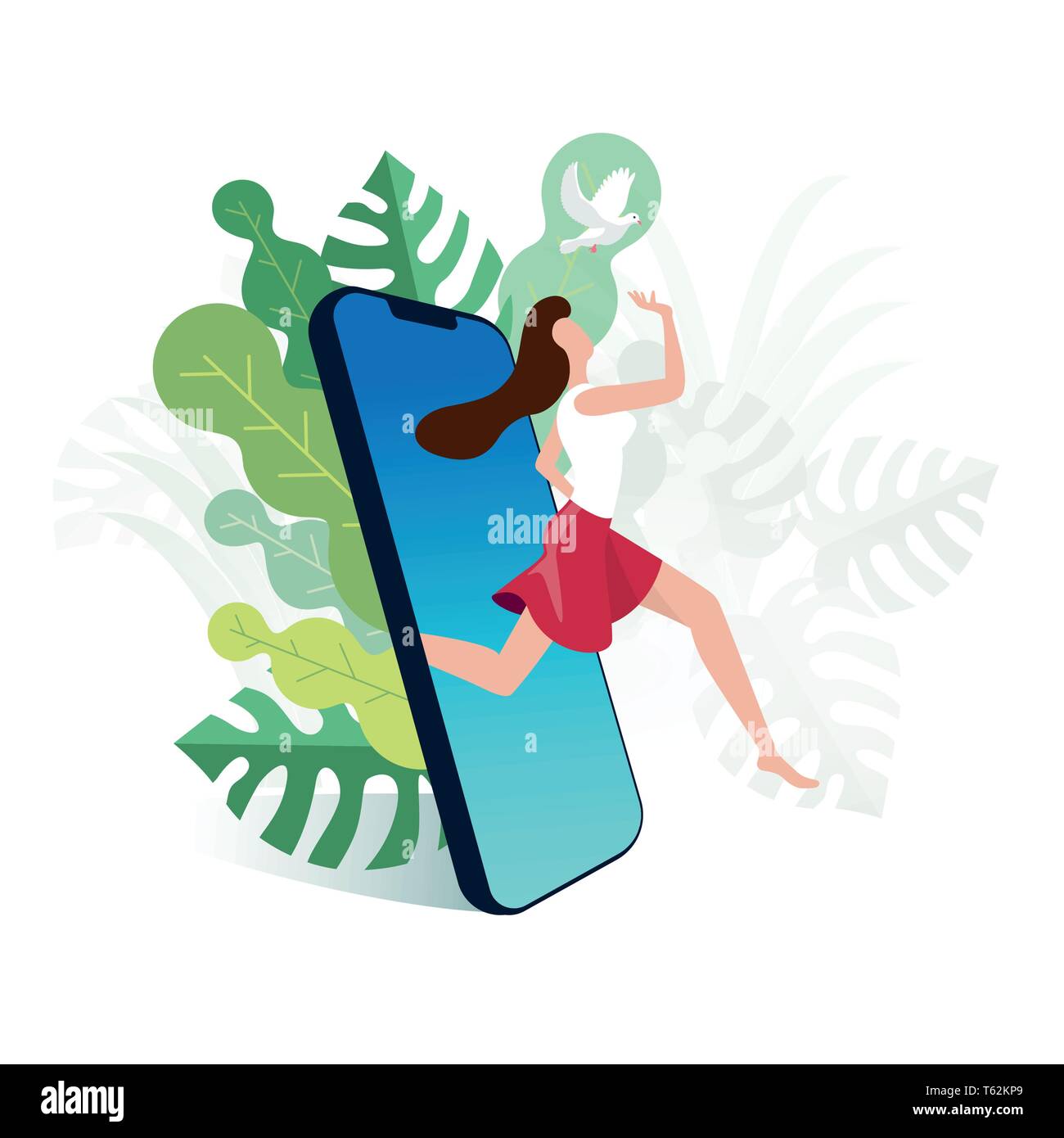 Escape character Stock Vector Images - Alamy