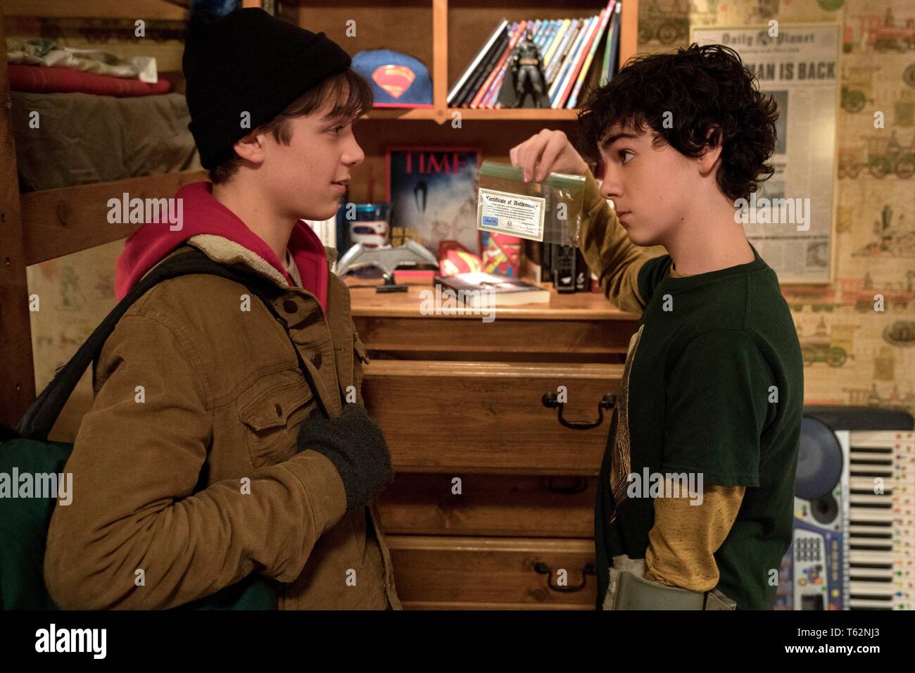 JACK DYLAN GRAZER and ASHER ANGEL in SHAZAM! (2019). Credit: Warner ...