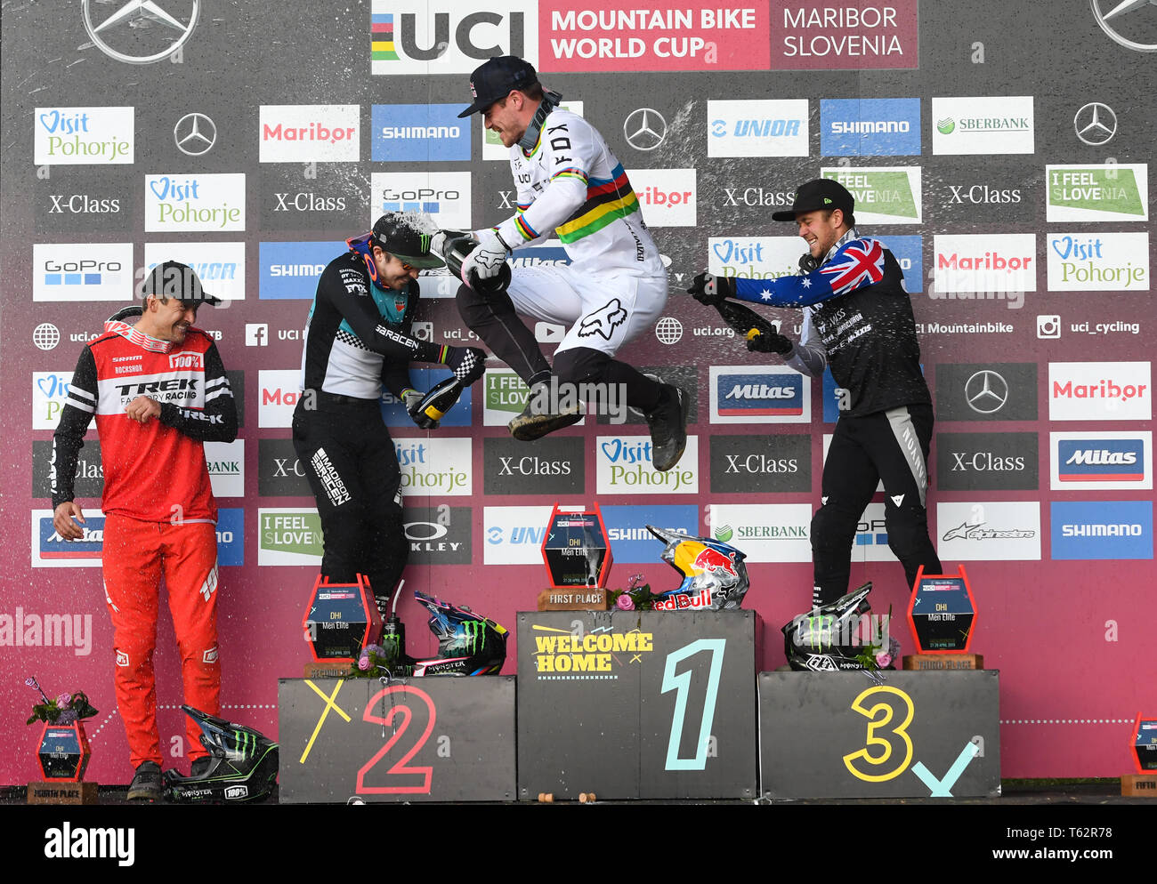 From left to right, fourth Charlie Harrison of United States, second ...