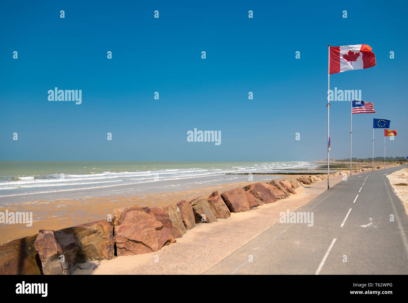 Juno Beach in Normandy, France Stock Photo - Alamy