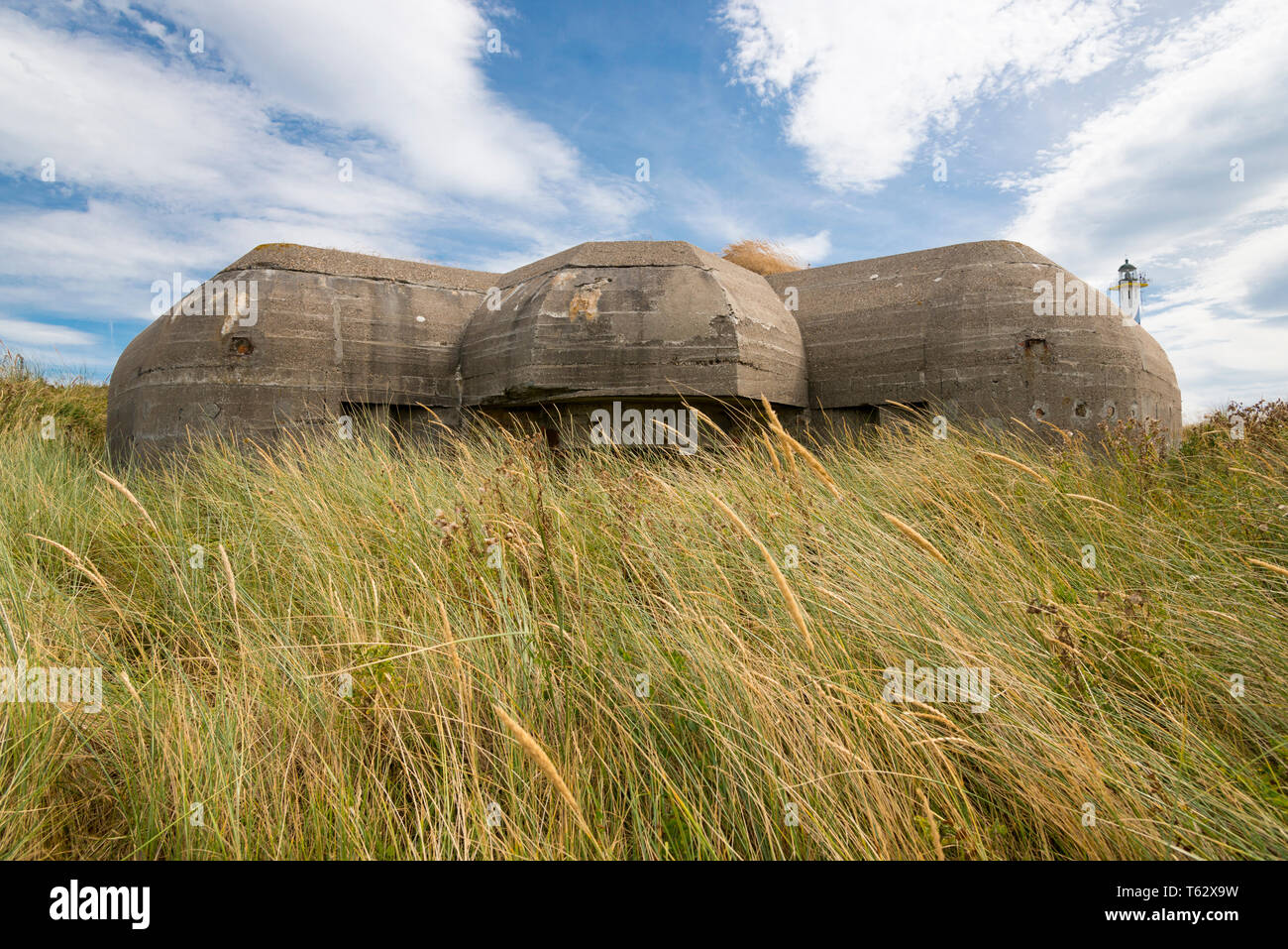 German bunker by Ostend, Belgium Stock Photo - Alamy