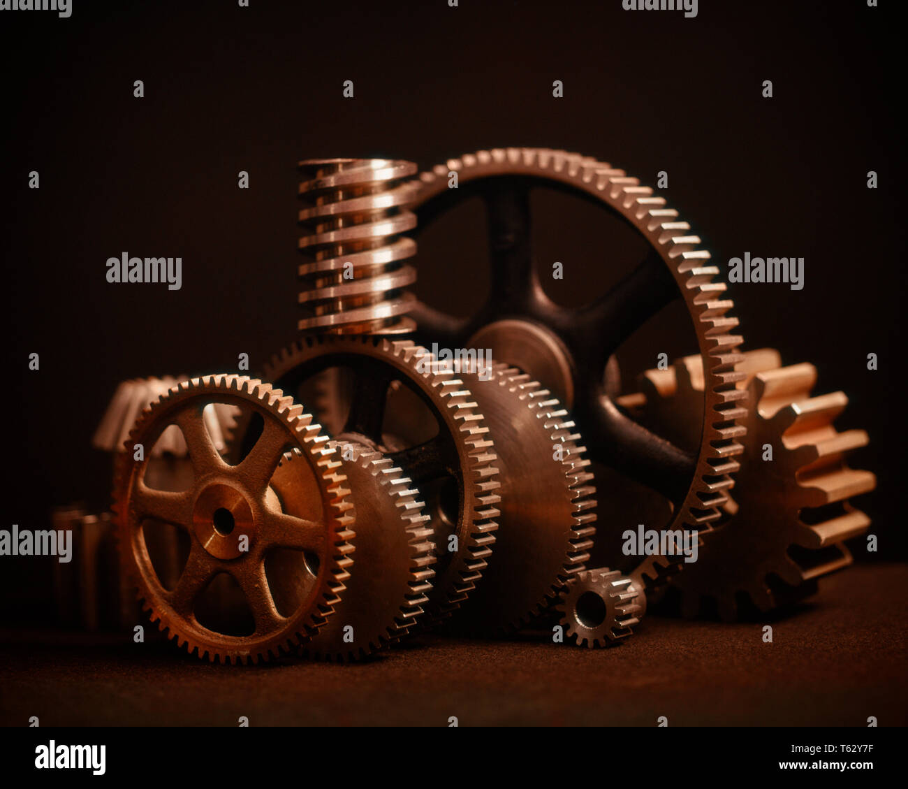 1950s 1960s VARIOUS SIZES AND KINDS OF INDUSTRIAL TOOTHED METAL GEARS ...