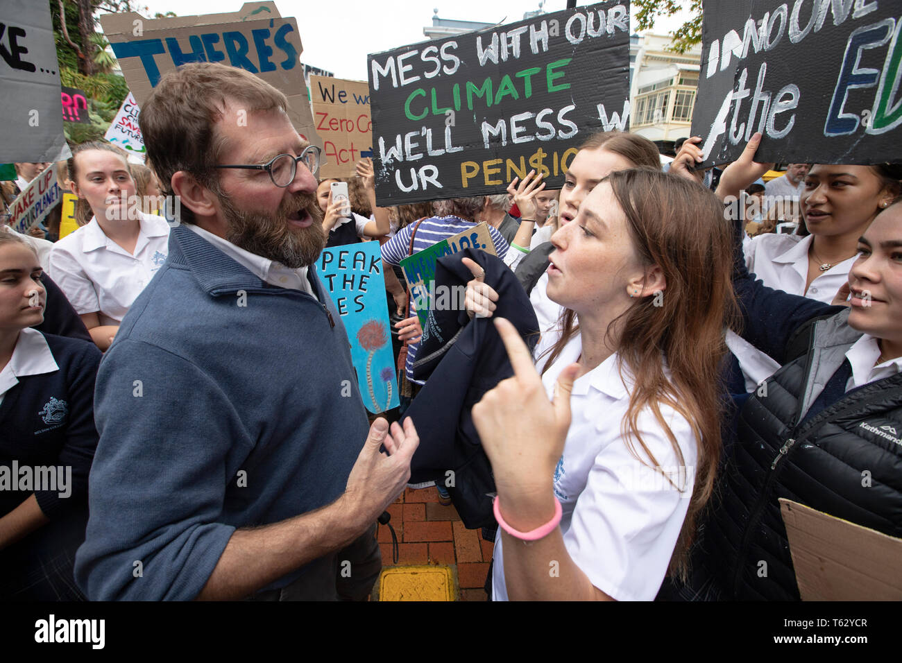 Picture by Tim Cuff - 15 March 2019 - Schoolchildren protest against ...