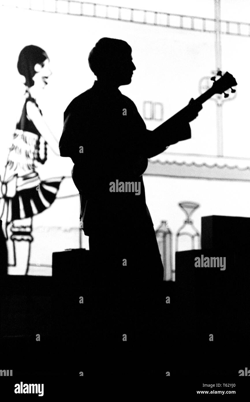 Single person performing Black and White Stock Photos & Images - Alamy