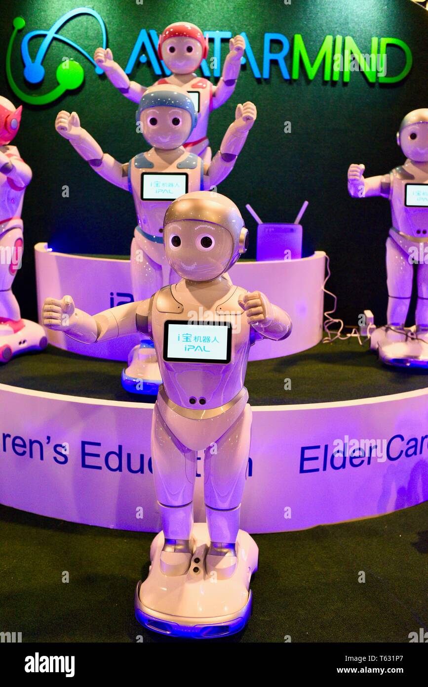 AvatarMind's iPal cute, humanoid, real robot for kids, elder care on ...