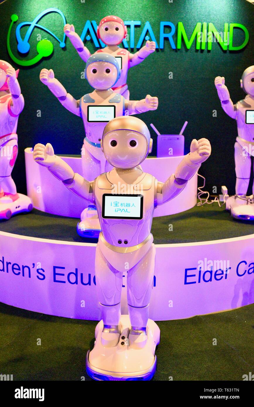 AvatarMind's iPal cute, humanoid, real robot for kids, elder care on ...